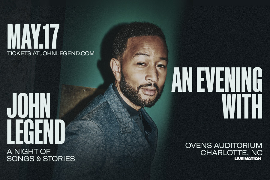 John Legend | May 17, 2026 | Ovens Auditorium, Charlotte